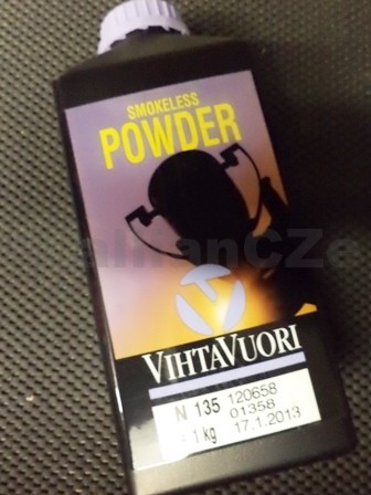STŘELNÝ PRACH VIHTAVUORI N135 - 1kg - Alliancze